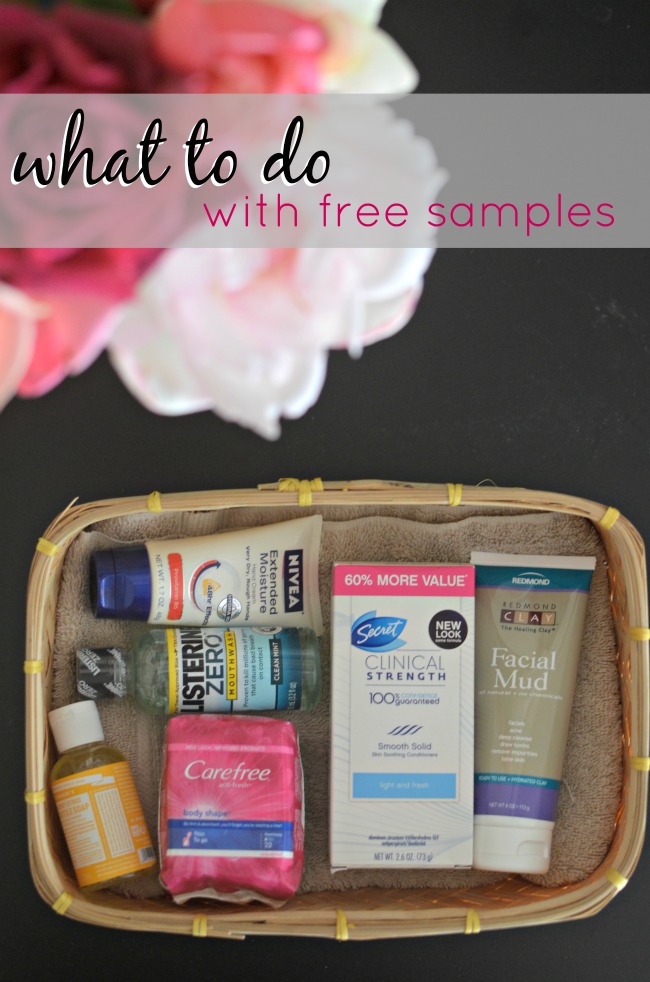 What To Do With Free Samples - A Crafty Spoonful