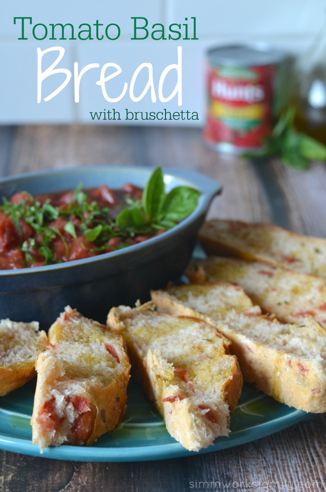 Easy Summer Recipes: Tomato Basil Bread with Bruschetta
