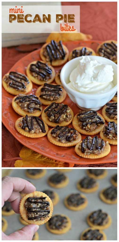 Party On A Ritz: Mini Pecan Pie Bites