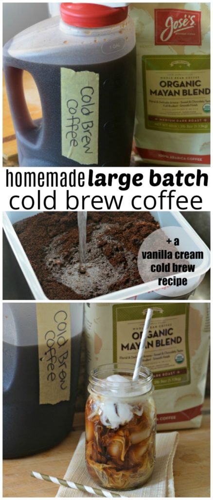 The Best Homemade Vanilla Cream Cold Brew Coffee Recipe + How to Make ...